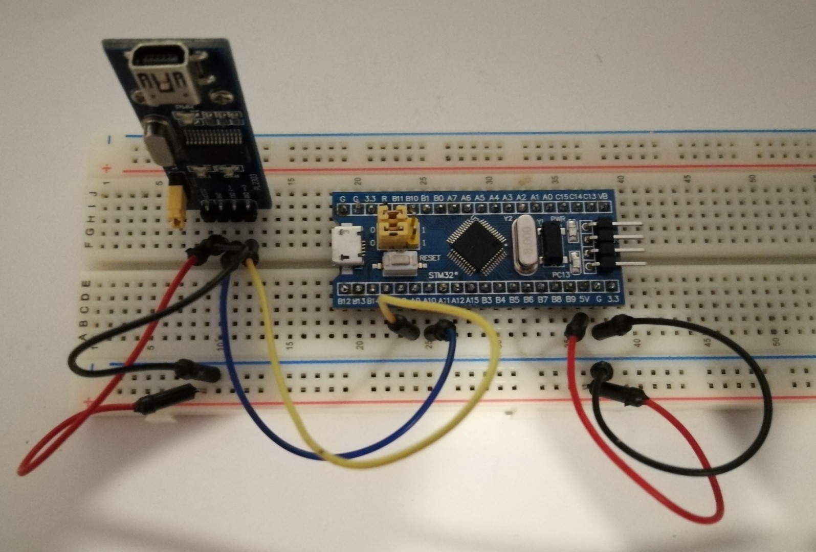 Getting started with STM32 - STM32F103C8T6 - blue pill :: ketonk